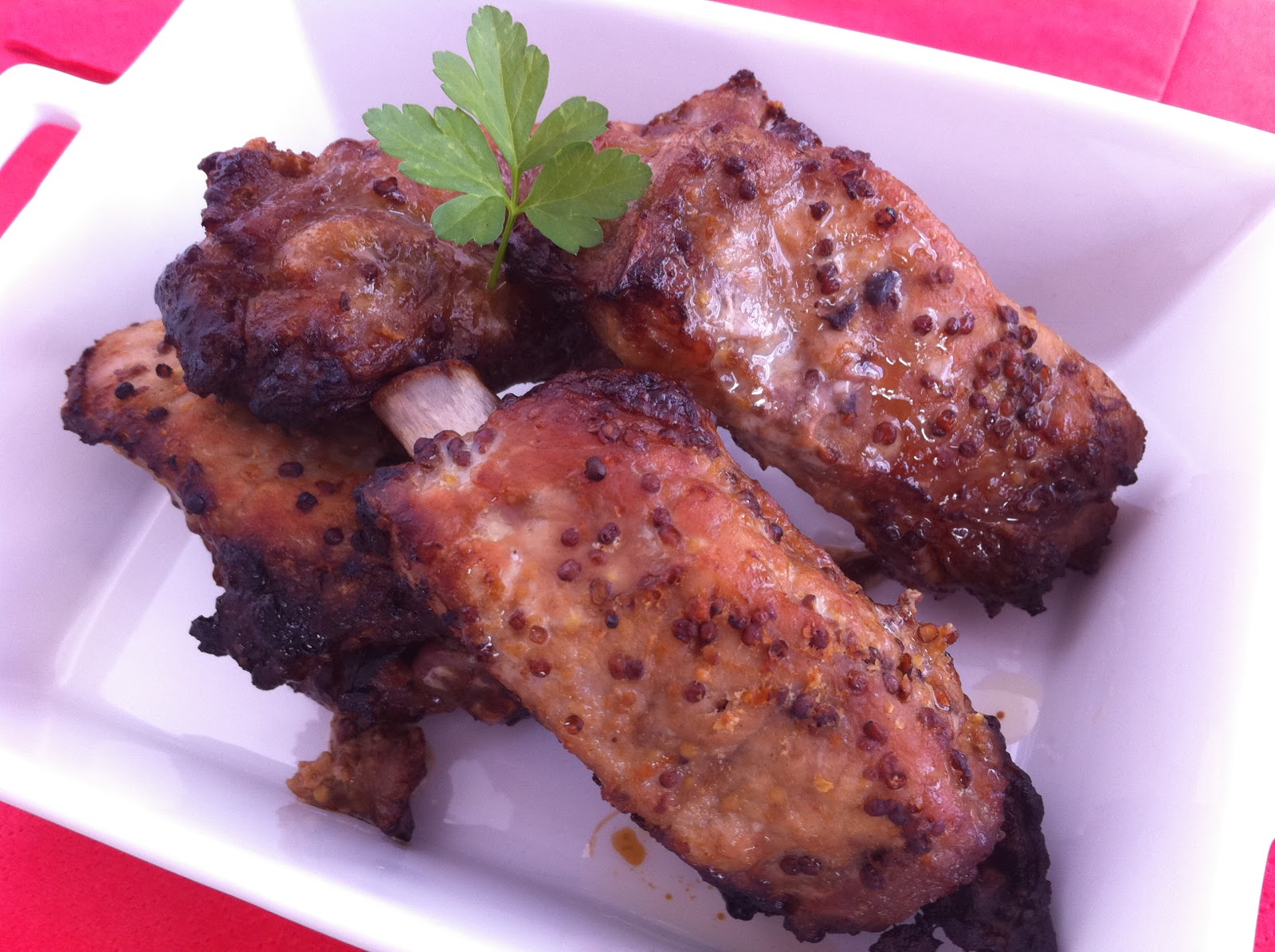 Costillas Asadas Con Mostaza Y Naranja · Recetas Que Nunca Fallan